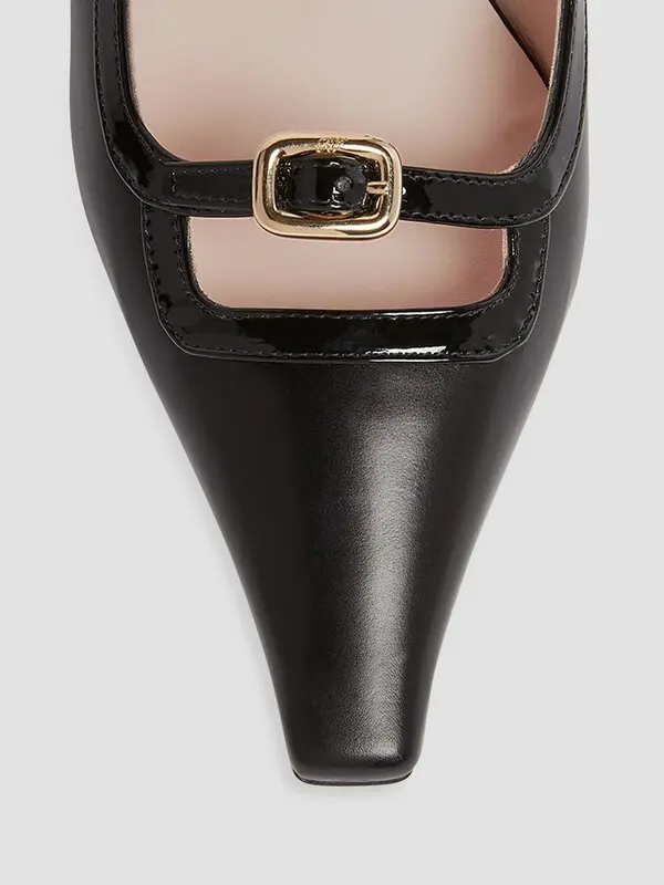 ROGER VIVIER 50mm Leather Slingback Pumps - Black