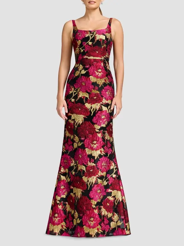 Dress The Population Lorena Brocade Mermaid Gown