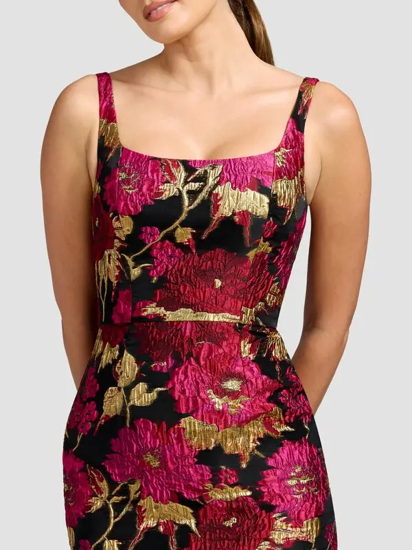 Dress The Population Lorena Brocade Mermaid Gown