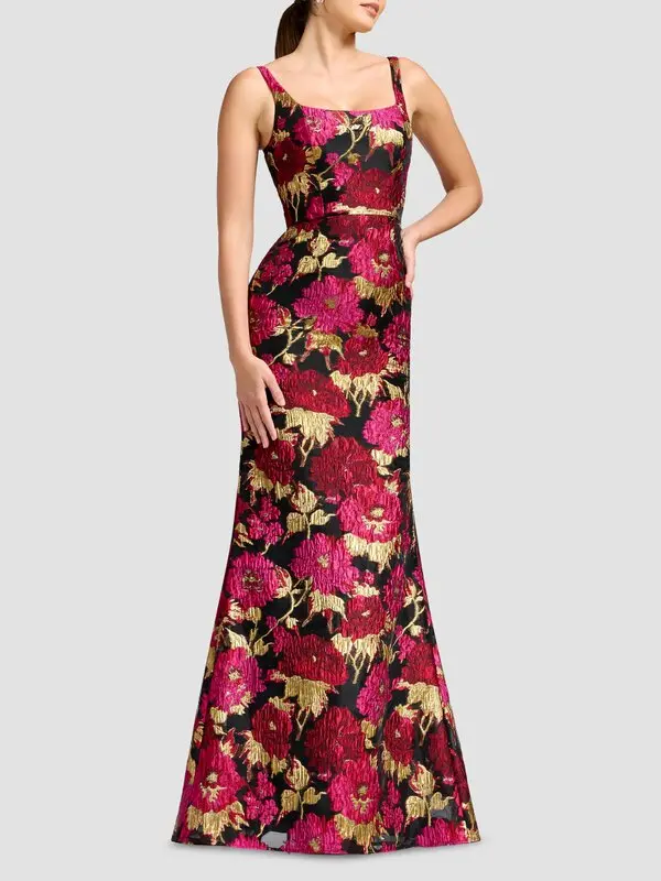 Dress The Population Lorena Brocade Mermaid Gown