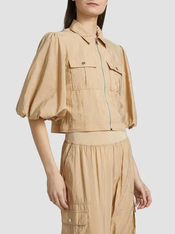 Cinq À Sept Ottie Nylon Crop Jacket