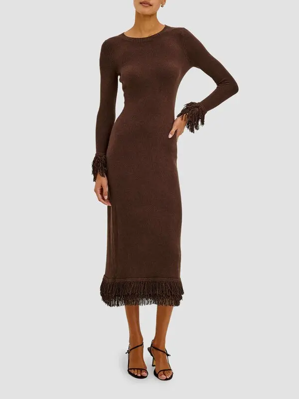 Rails Alejandra Silk-blend Knit Midi Dress