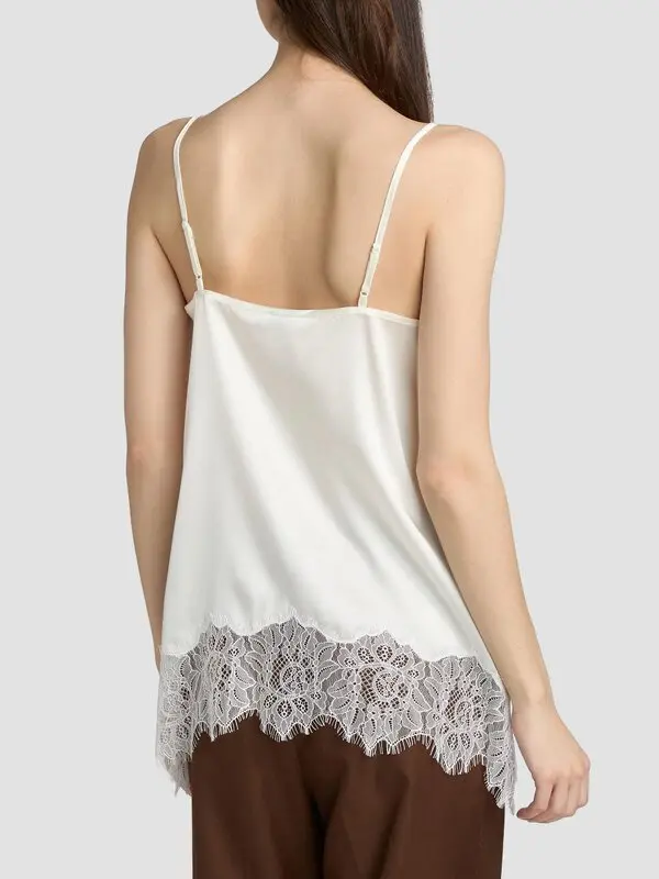 Staud Chloe Silk Tank Top