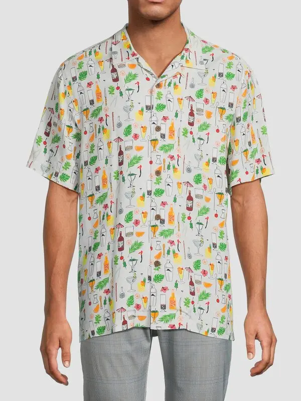 Tommy Bahama Veracruz Cay Lemon Lounge Shirt