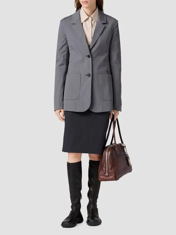 Miu Miu Washed Stretch Poplin Jacket