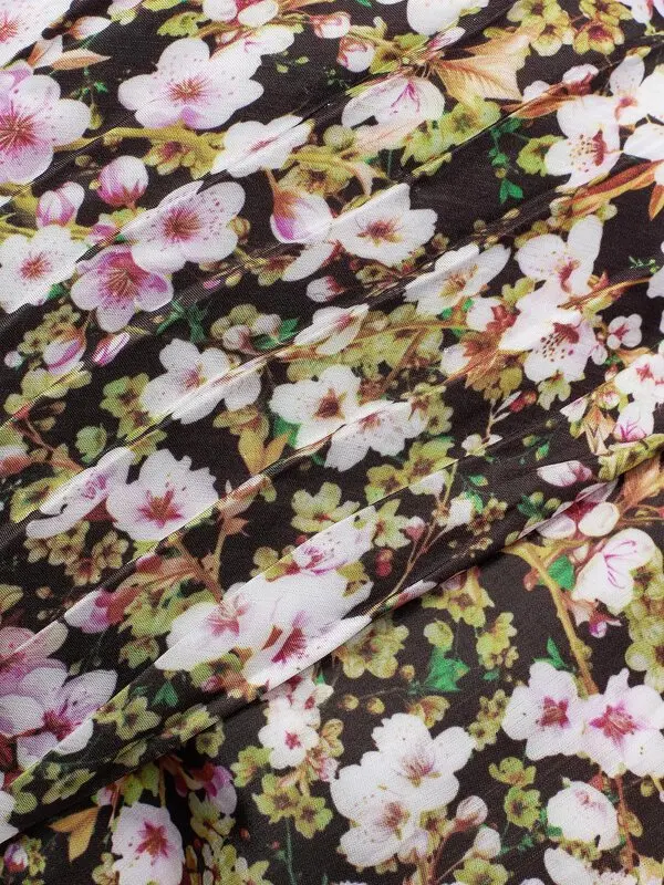 KIKA VARGAS Violetta Floral Bandeau Sheath Dress
