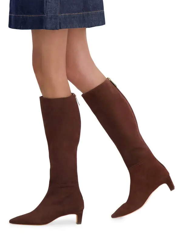 Bernardo Eton Knee High Boots - Espresso