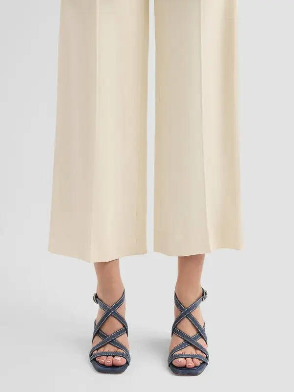 STUART WEITZMAN Park Block 85mm Suede Strappy Sandals