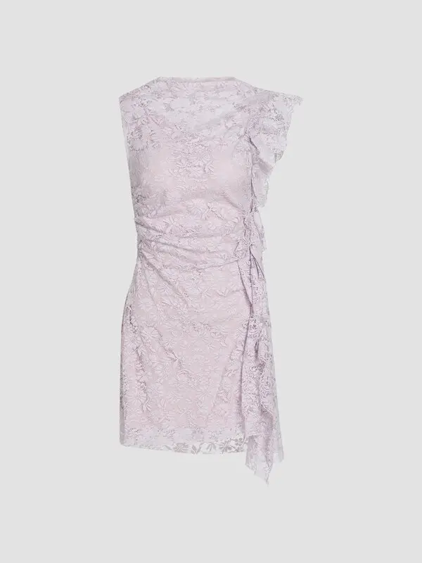 A.L.C. Astra Floral Lace Cotton-blend Minidress