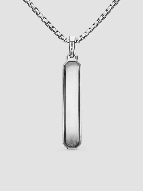 David Yurman Integrity Amulet In Sterling With 14k Yellow Gold, 43mm