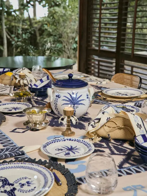 Johanna Ortiz Ikat Amazonico Rectangle Tablecloth