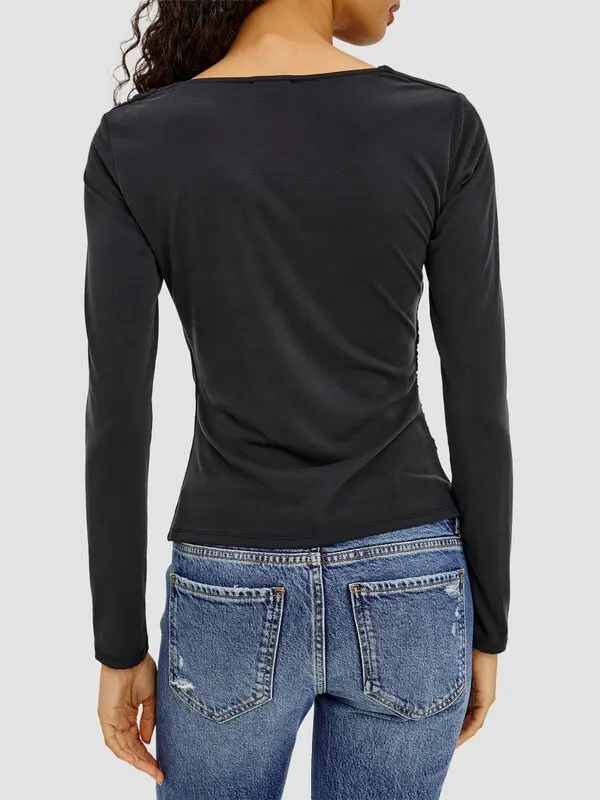 Rails Issel Draped Long-sleeve Top