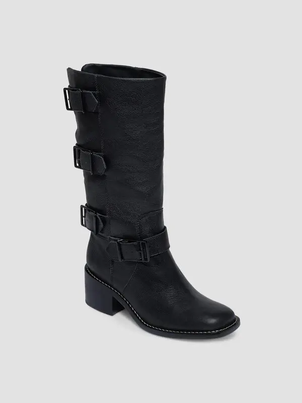 Bernardo Burke Moto Boots - Black
