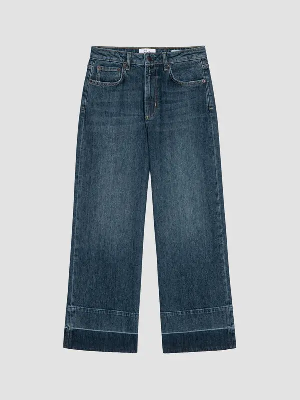 Rails Getty Wide-leg Crop Jeans