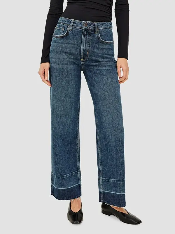 Rails Getty Wide-leg Crop Jeans