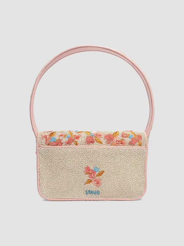 Staud Tommy Beaded Top Handle Bag