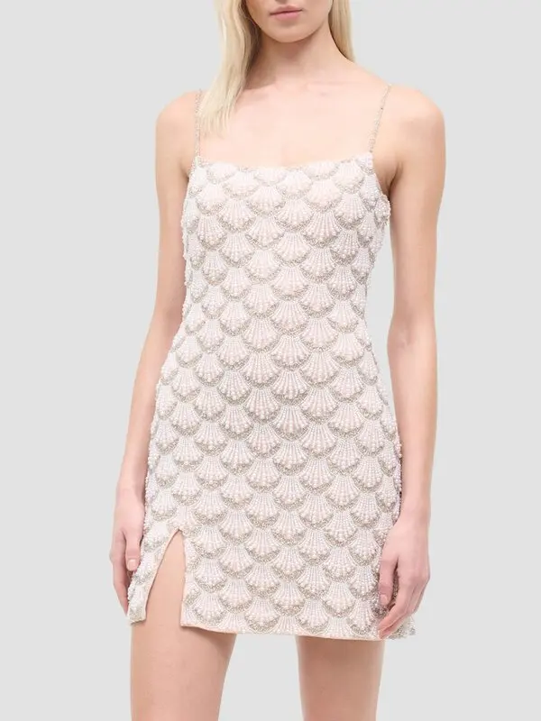 Staud Las Palmas Beaded Minidress