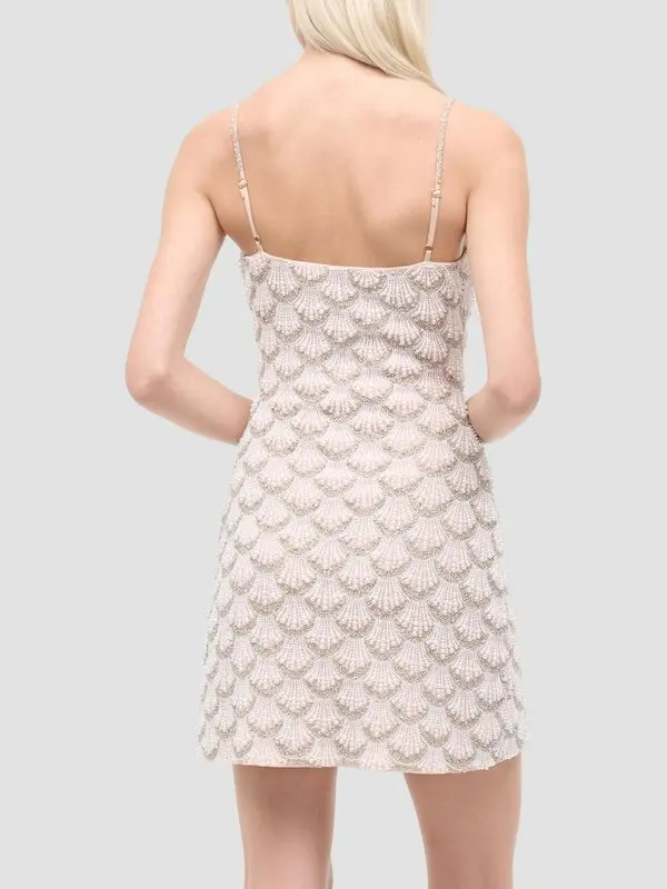 Staud Las Palmas Beaded Minidress