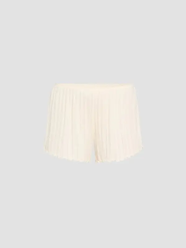Eberjey Pointelle-knit Shorts