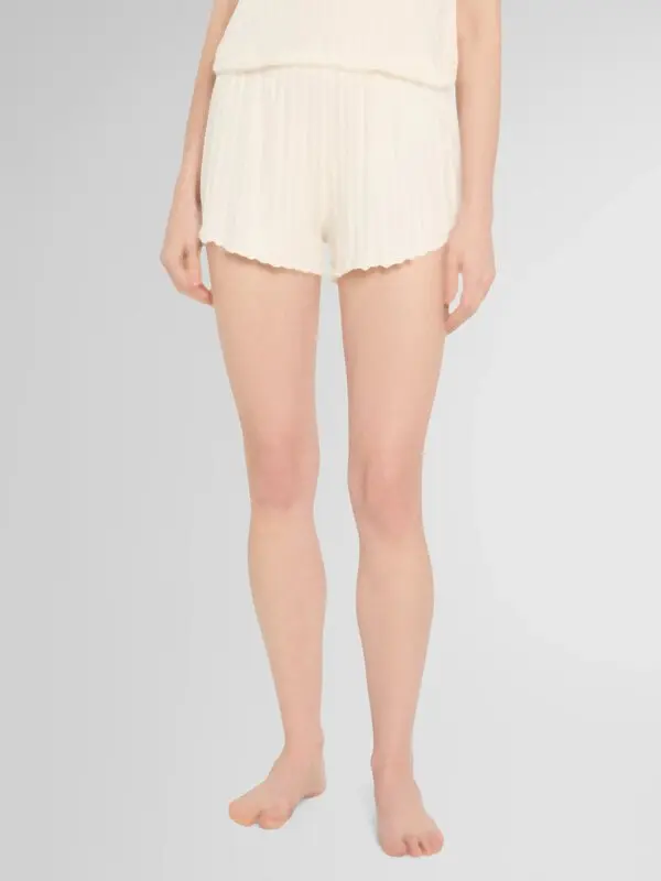 Eberjey Pointelle-knit Shorts