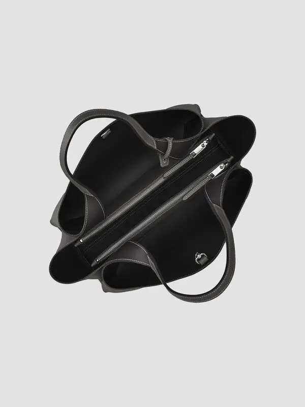 TOD'S Medium Logo Leather Tote Bag