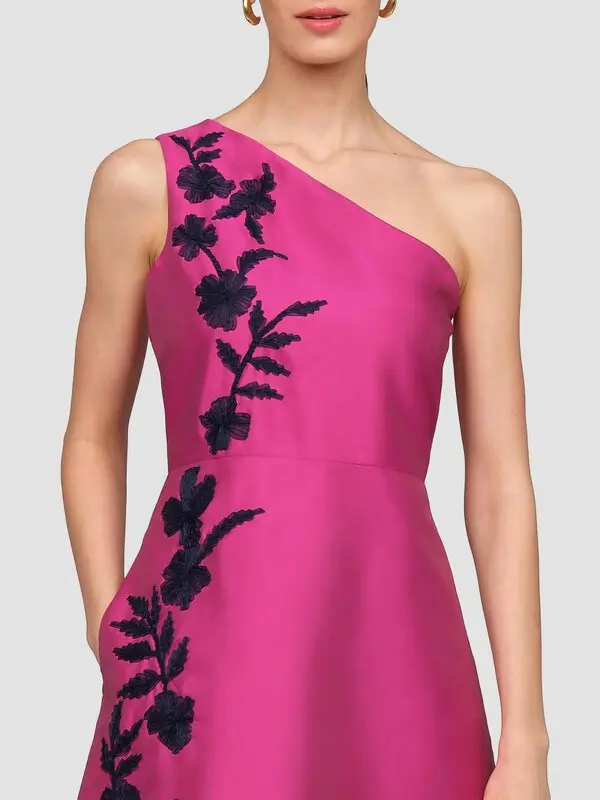 KAY UNGER Madelyn Embroidered A-line Gown