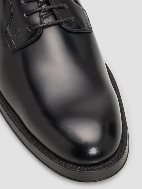 TOD'S Polished Leather Derbys