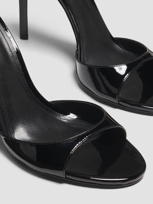 Schutz Scarlett 100mm Patent Leather Stiletto Sandals