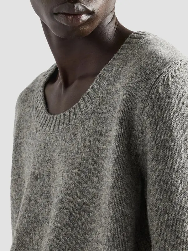 Prada Shetland Wool Scoopneck Sweater