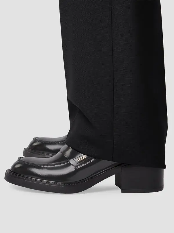 TOD'S 60mm Leather Penny Loafer-style Pumps