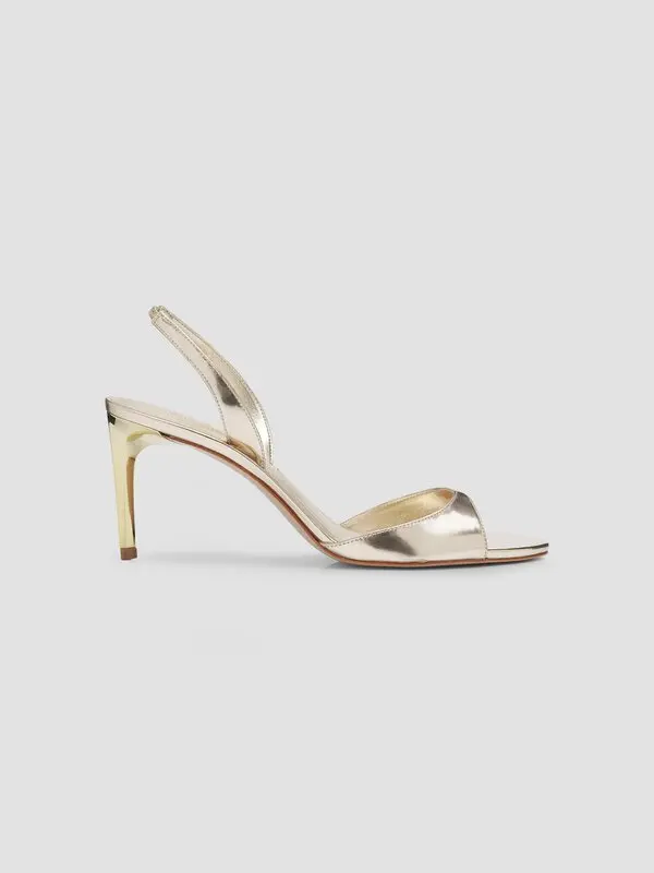 Schutz Scarlett Leather Slingback Sandals