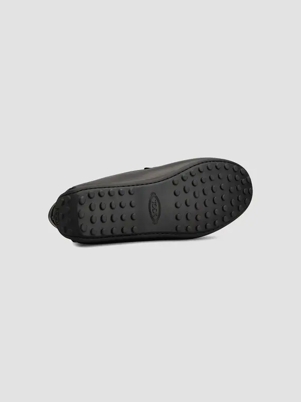 TOD'S City Gommino Leather Driving Loafers - Black