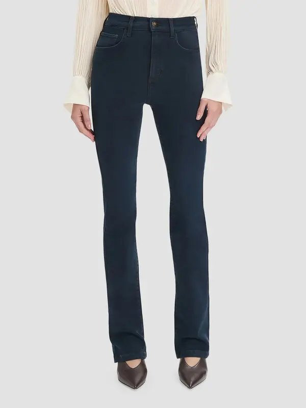 FAVORITE DAUGHTER The Valentina Denim High-rise Mini Boot-cut Jeans