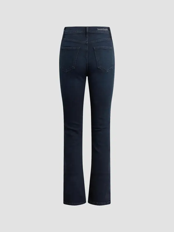 FAVORITE DAUGHTER The Valentina Denim High-rise Mini Boot-cut Jeans
