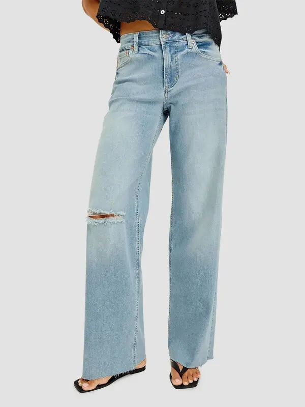 Rails Getty Low-rise Wide-leg Jeans