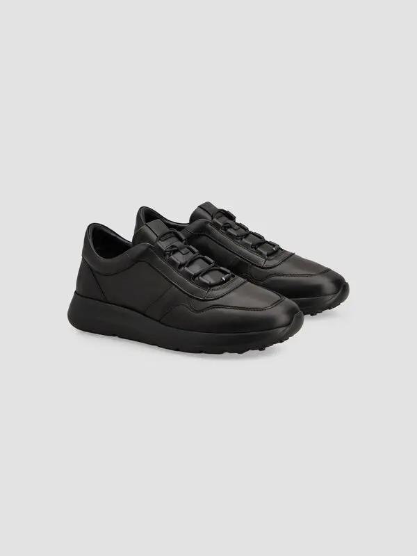 TOD'S Sportivo Allacciato Leather Low-top Sneakers