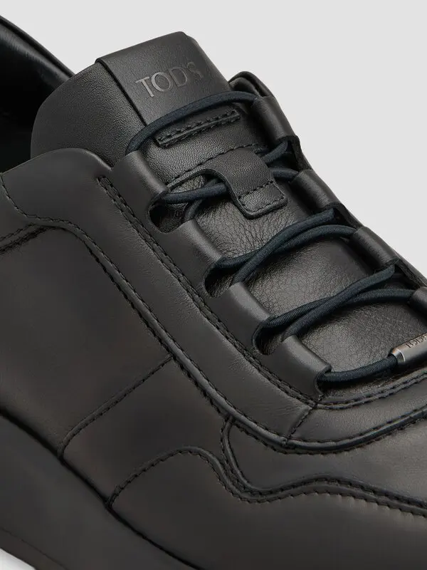 TOD'S Sportivo Allacciato Leather Low-top Sneakers