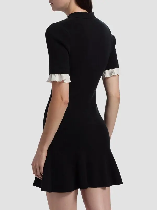 Cinq À Sept Keaton Knit Polo Minidress