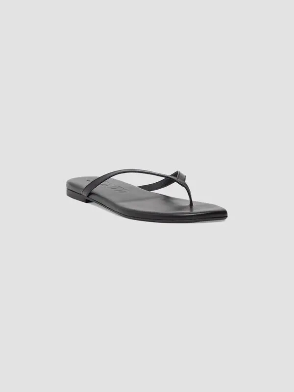 Staud Freja Leather Thong Sandals