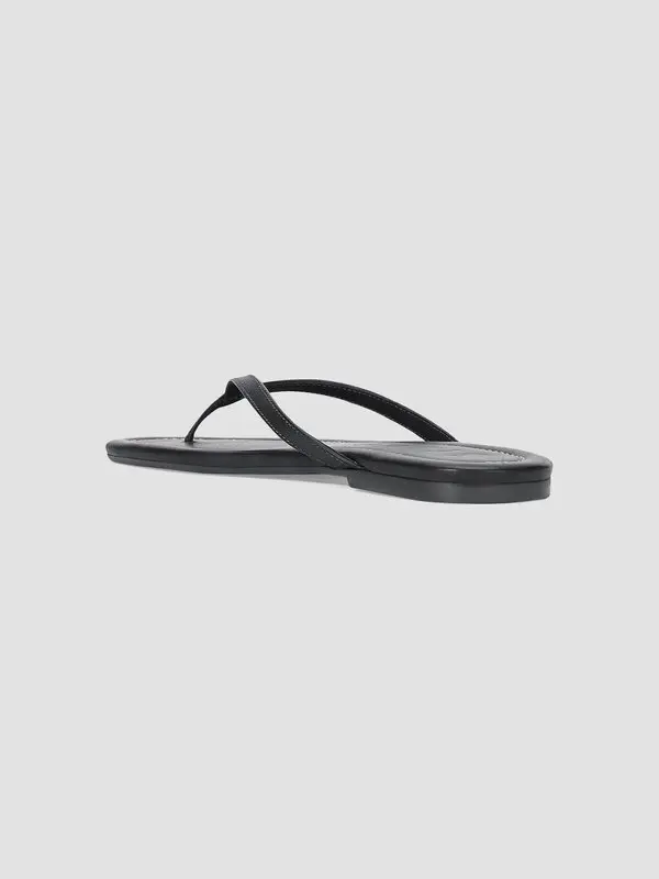 Staud Freja Leather Thong Sandals