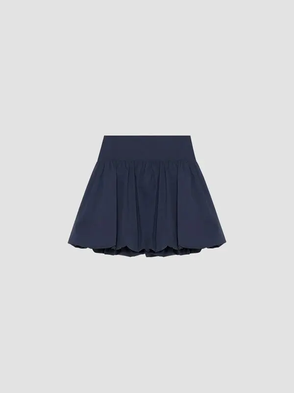 Simkhai Pippa Cotton-blend Miniskirt - Midnight