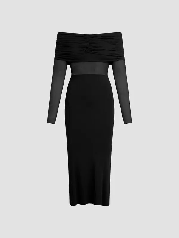 FAVORITE DAUGHTER The New Era Midi-dress - Black