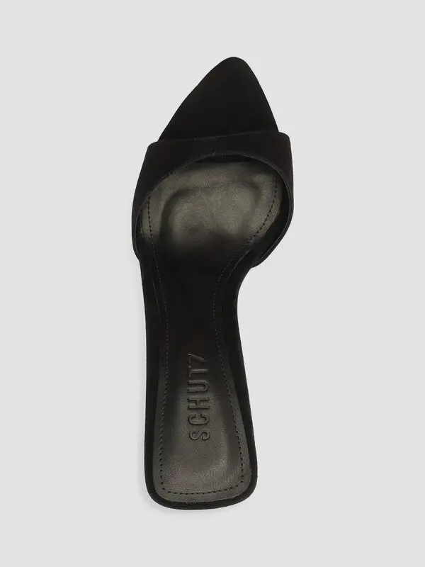 Schutz Elodie 75mm Suede Mules