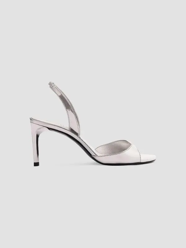 Schutz Scarlett 80mm Leather Slingback Sandals
