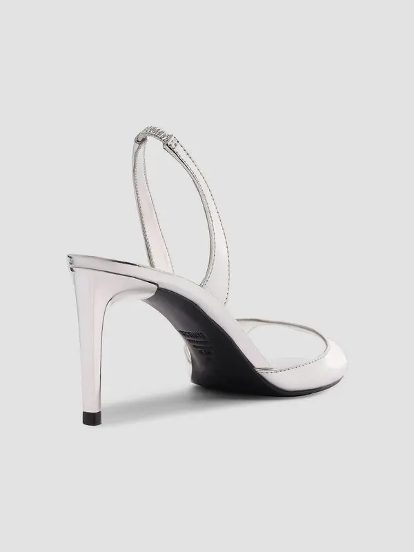 Schutz Scarlett 80mm Leather Slingback Sandals