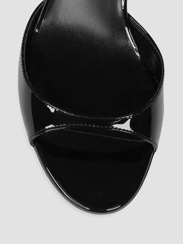 Schutz Scarlett Sling Patent Leather Slingback Sandals