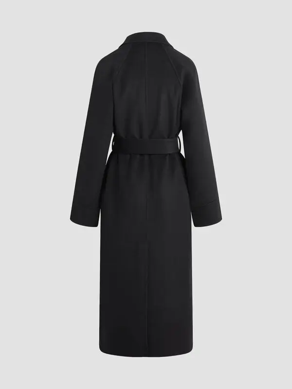 FAVORITE DAUGHTER Paola Wool-blend Self-belt Coat