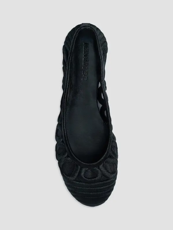 Bernardo Costa Ballet Flats - Black