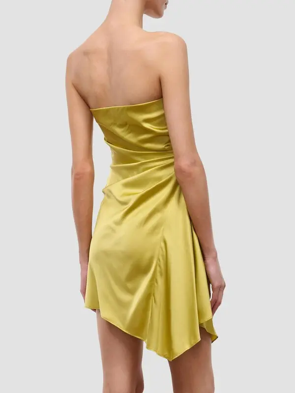Staud Adriana Silk Mini Dress
