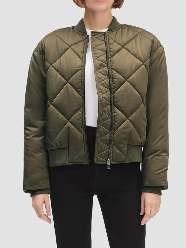 FAVORITE DAUGHTER The Favorite Quilted Bomber Jacket